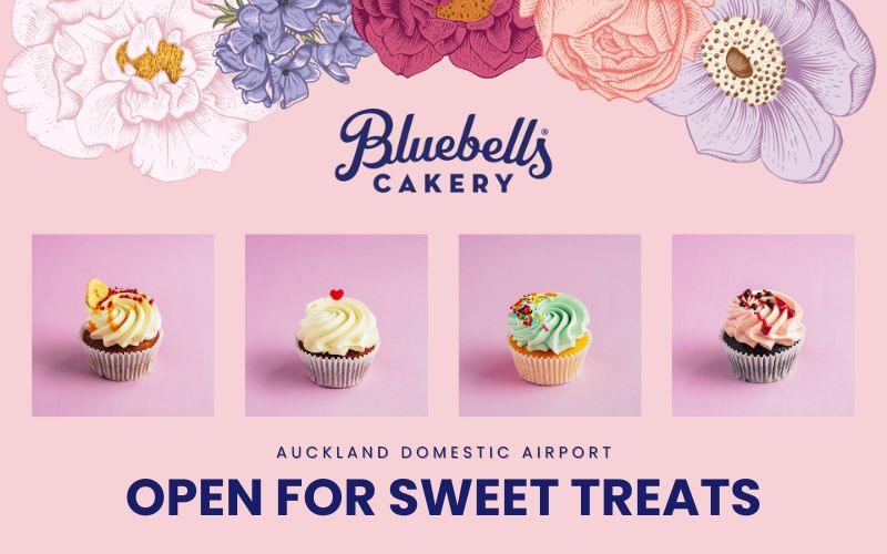 Bluebells Cakery | Auckland Airport